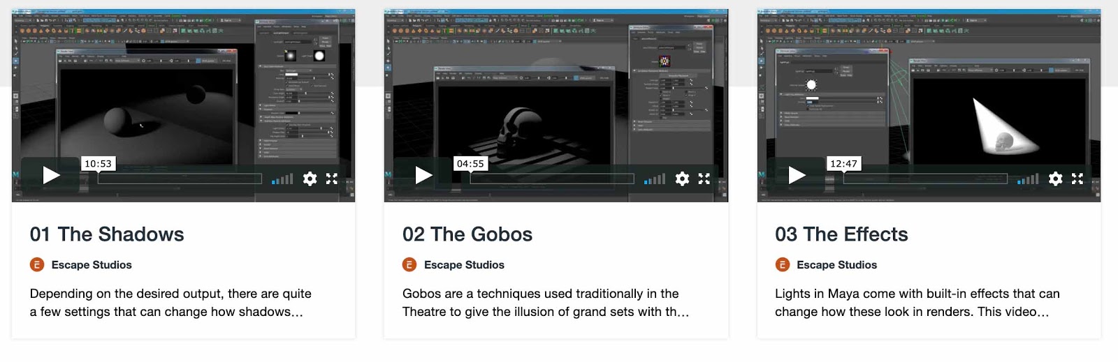 The Art of Light and Shadows in Maya – Tutorial with Michael Davies ...