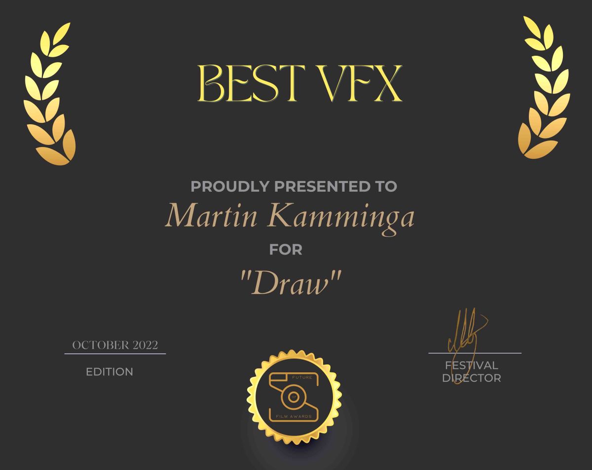 “Draw” Wins Best VFX at the Future of Film Festival – THE ART OF VISUAL ...