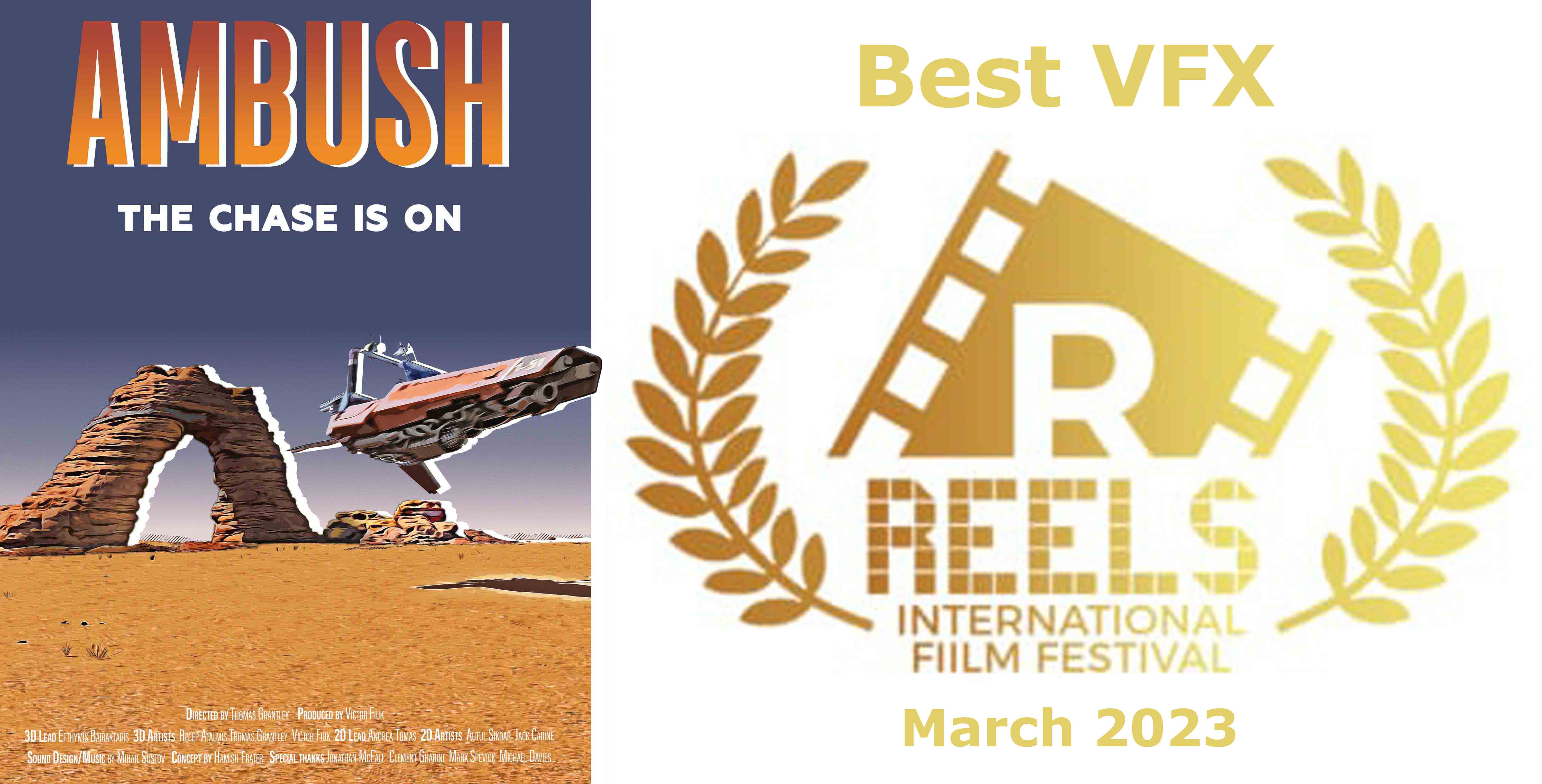 “Ambush” Wins “Best VFX” at Reels International Film Festival – THE ART ...