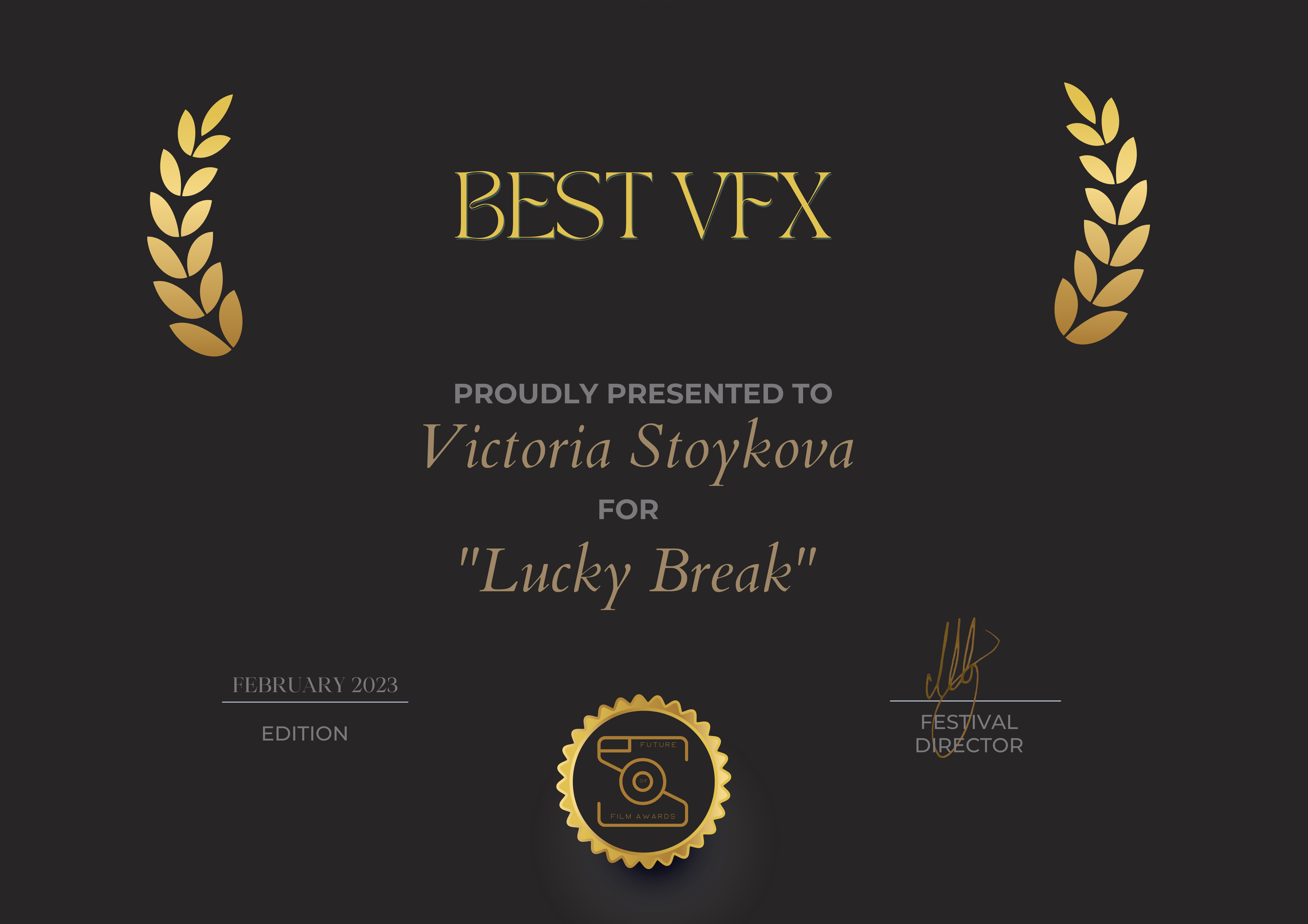 “Lucky Break” Wins “Best VFX” at Future of Film Awards – THE ART OF ...