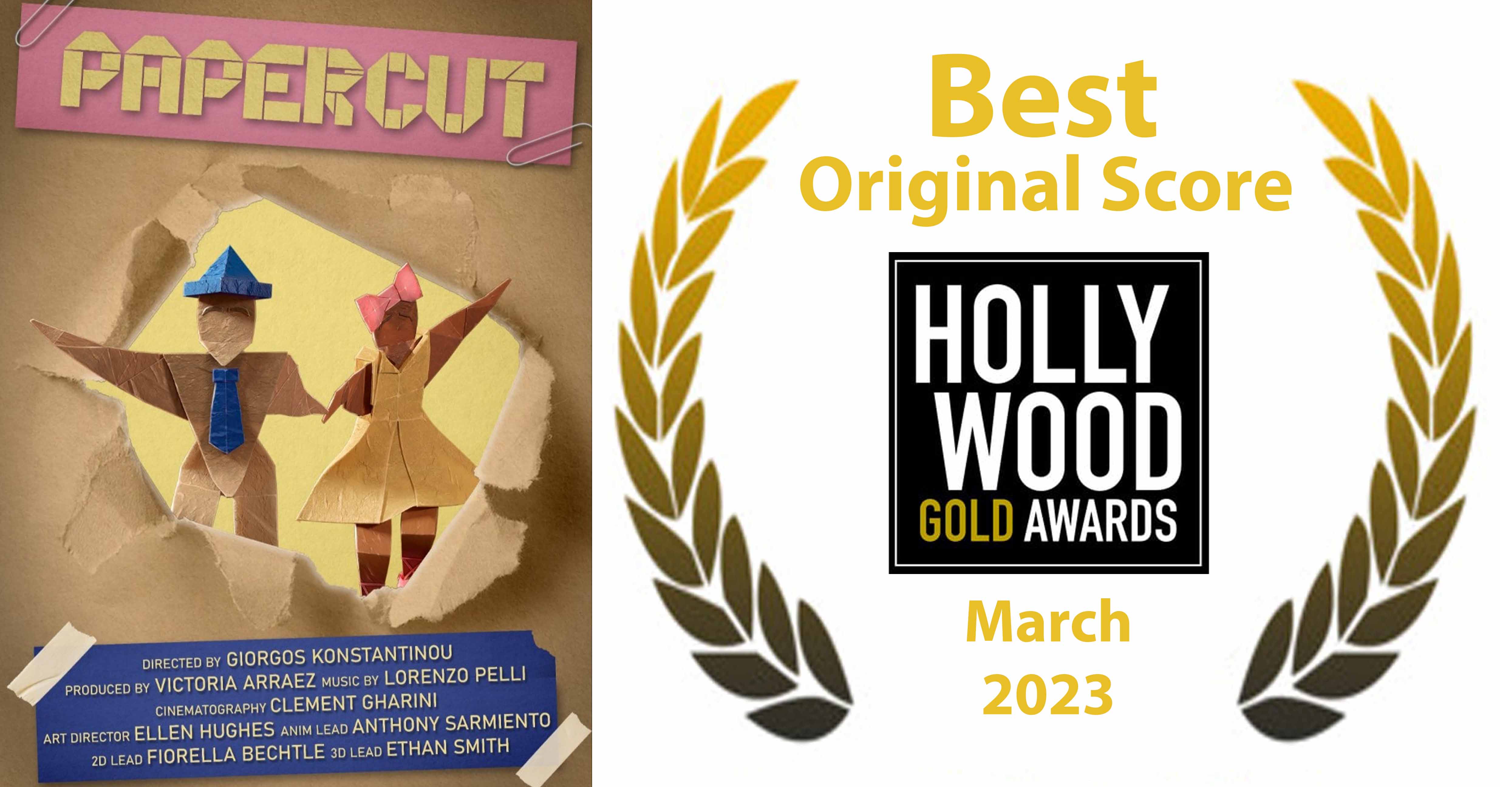 “Papercut” Wins “Best Original Score” in Hollywood Fest – THE ART OF ...