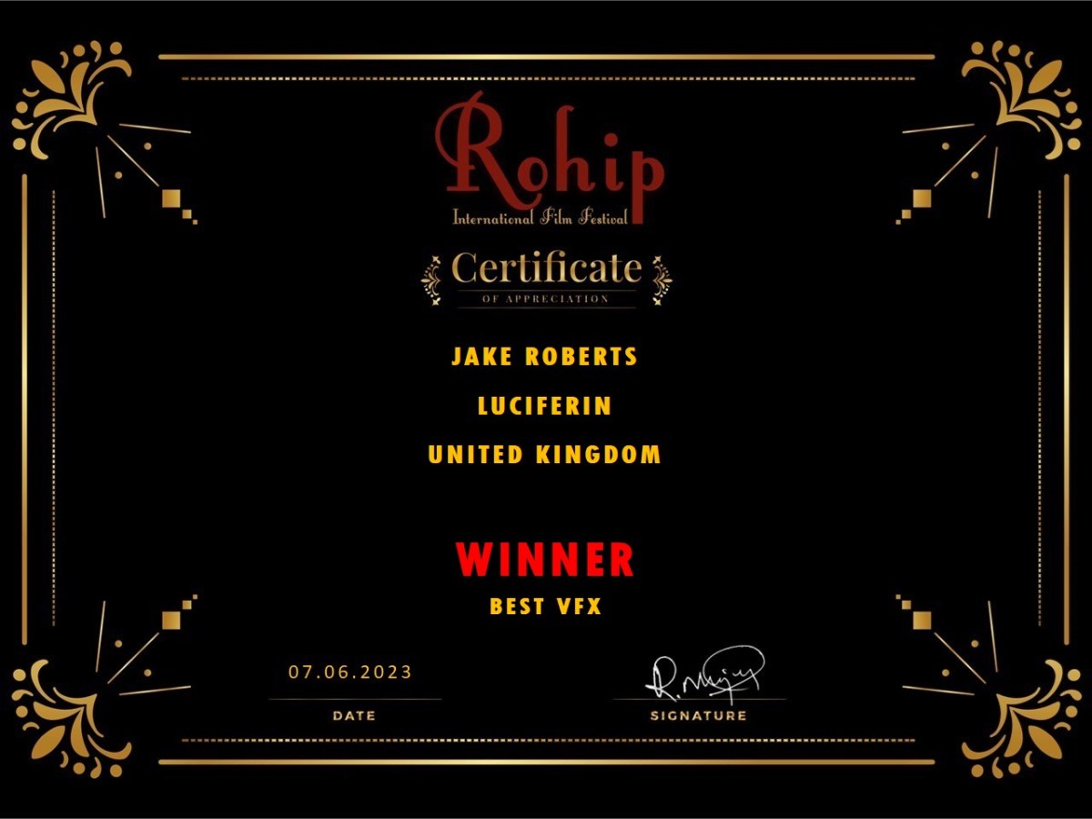 “Luciferin” Wins “Best VFX” at Rohip Film Fest – THE ART OF VISUAL ...