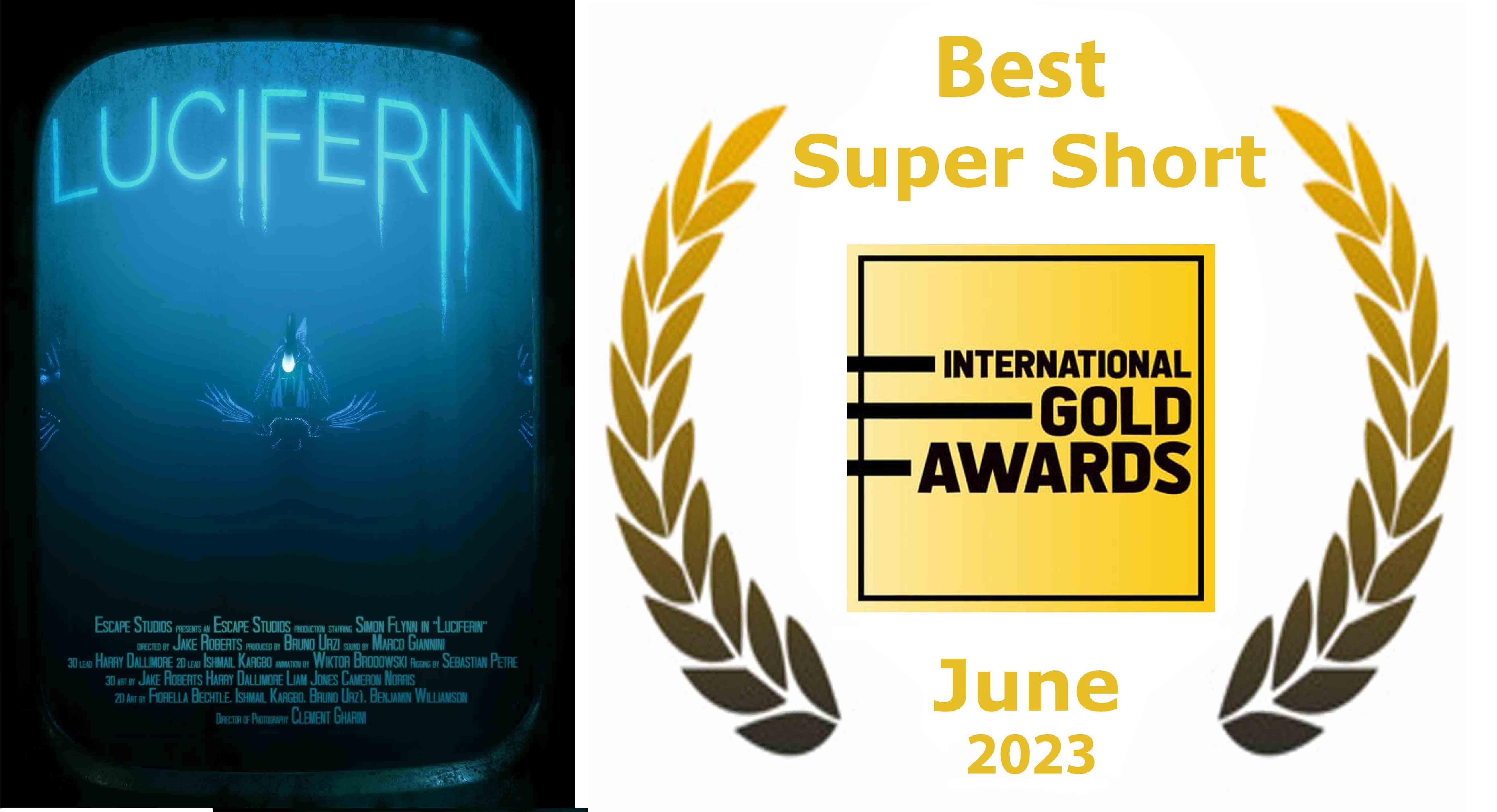 “Luciferin” Wins “Best Super Short” at the International Gold Awards ...