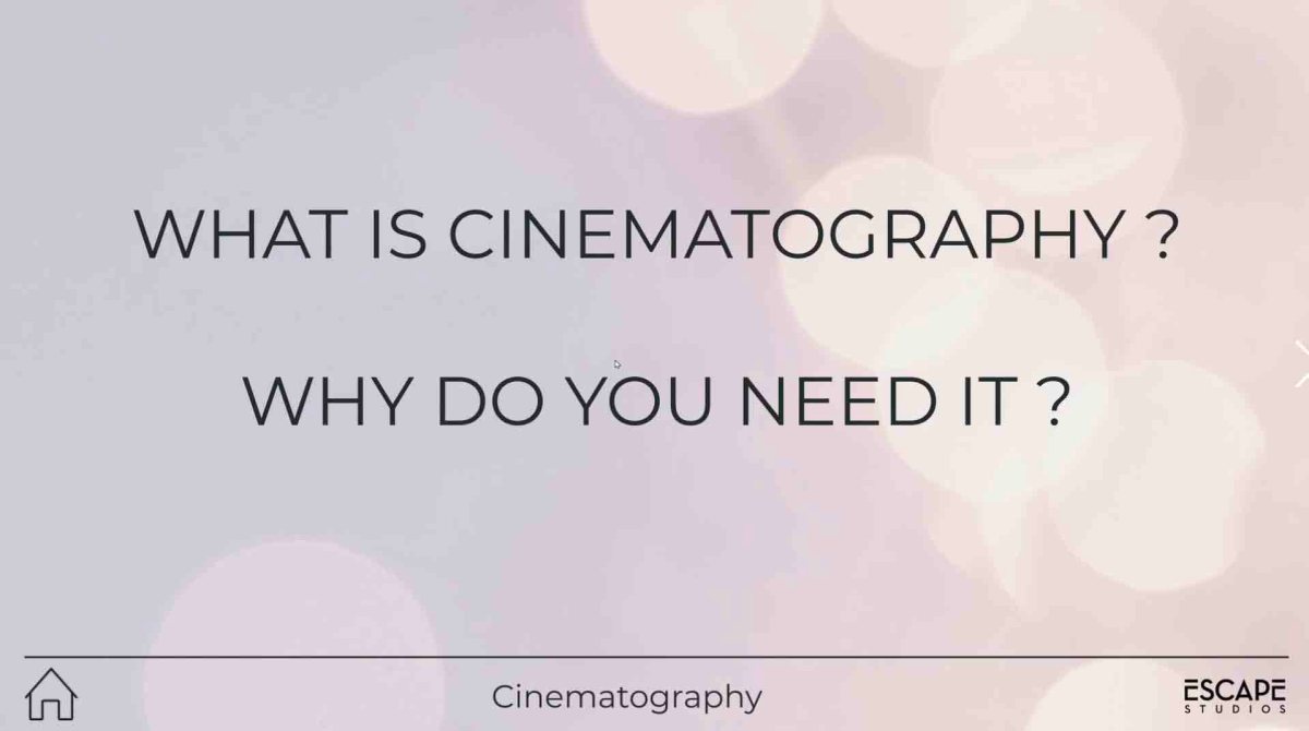 Clement Gharini Introduces The Art of Cinematography – THE ART OF ...