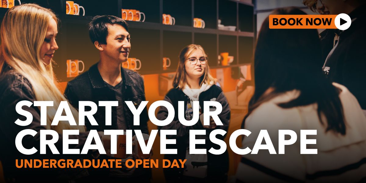 Escape Studios Undergraduate Open Day Saturday 29 June and 17 July 2024 ...