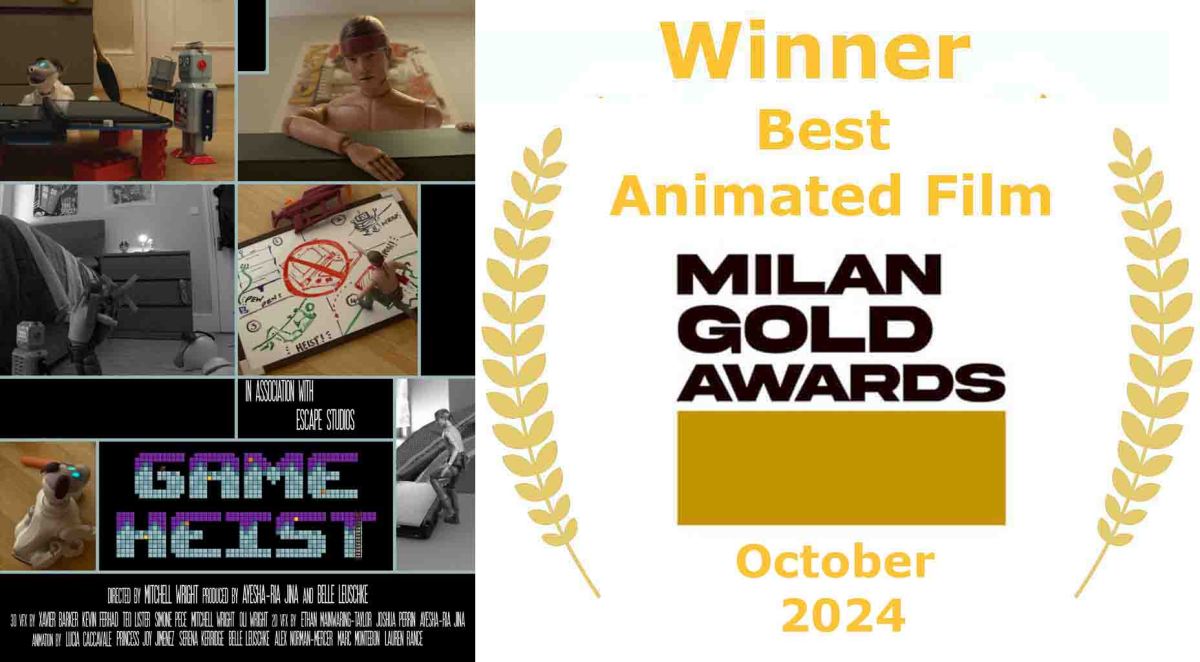 “Game Heist” Wins Best Animation in Milan – THE ART OF VISUAL EFFECTS ...
